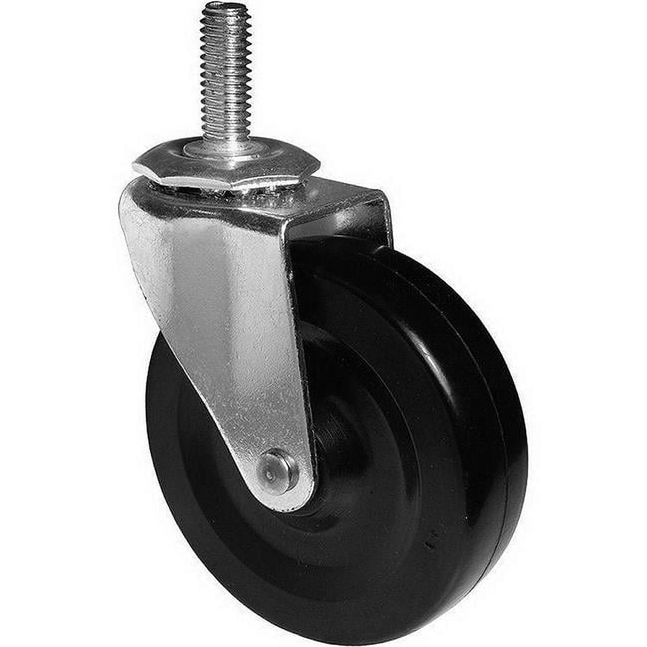 Shepherd Hardware 9196 4-Inch Stem Caster, Soft Rubber Wheel, 1/2-Inch ... Shepherd Hardware 9196 4-Inch Stem Caster, Soft Rubber Wheel, 1/2-Inch ...