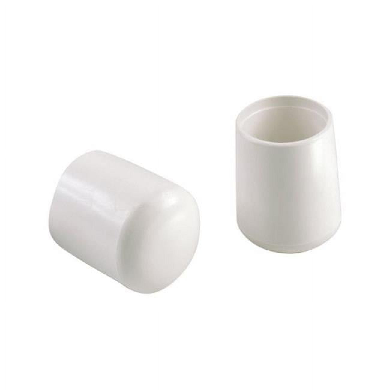 Shepherd Hardware Vinyl Leg Tip White Round 4 pk - Walmart.com