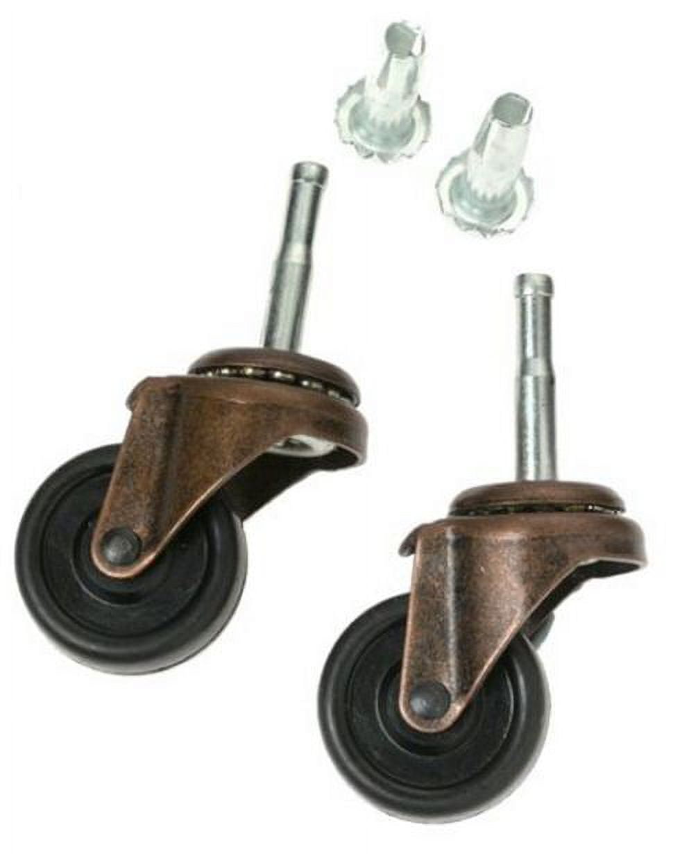 Shepherd Hardware 9347 Stem Casters, 5/8", Black, Each - Walmart.com