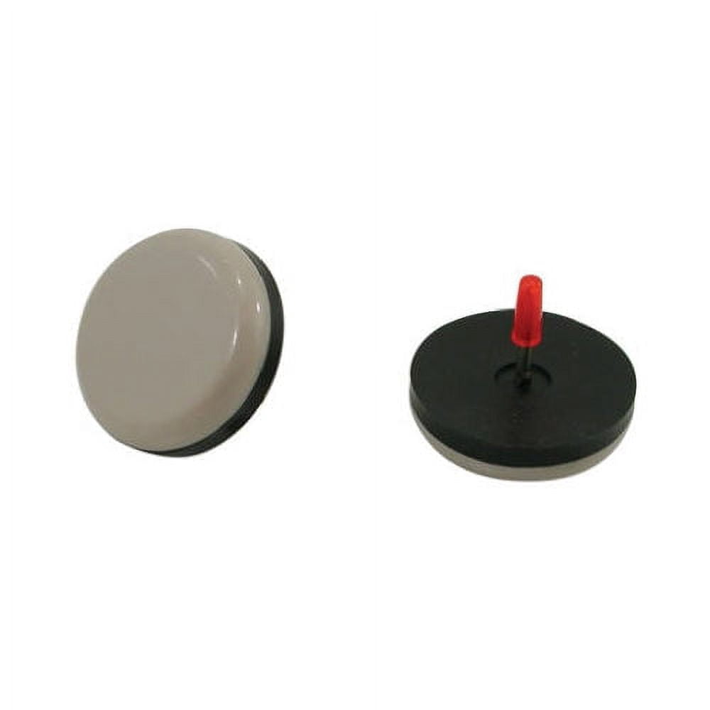 Shepherd Hardware 9469 Easy Glide Round Pads with Screws, 7/8", Beige ...