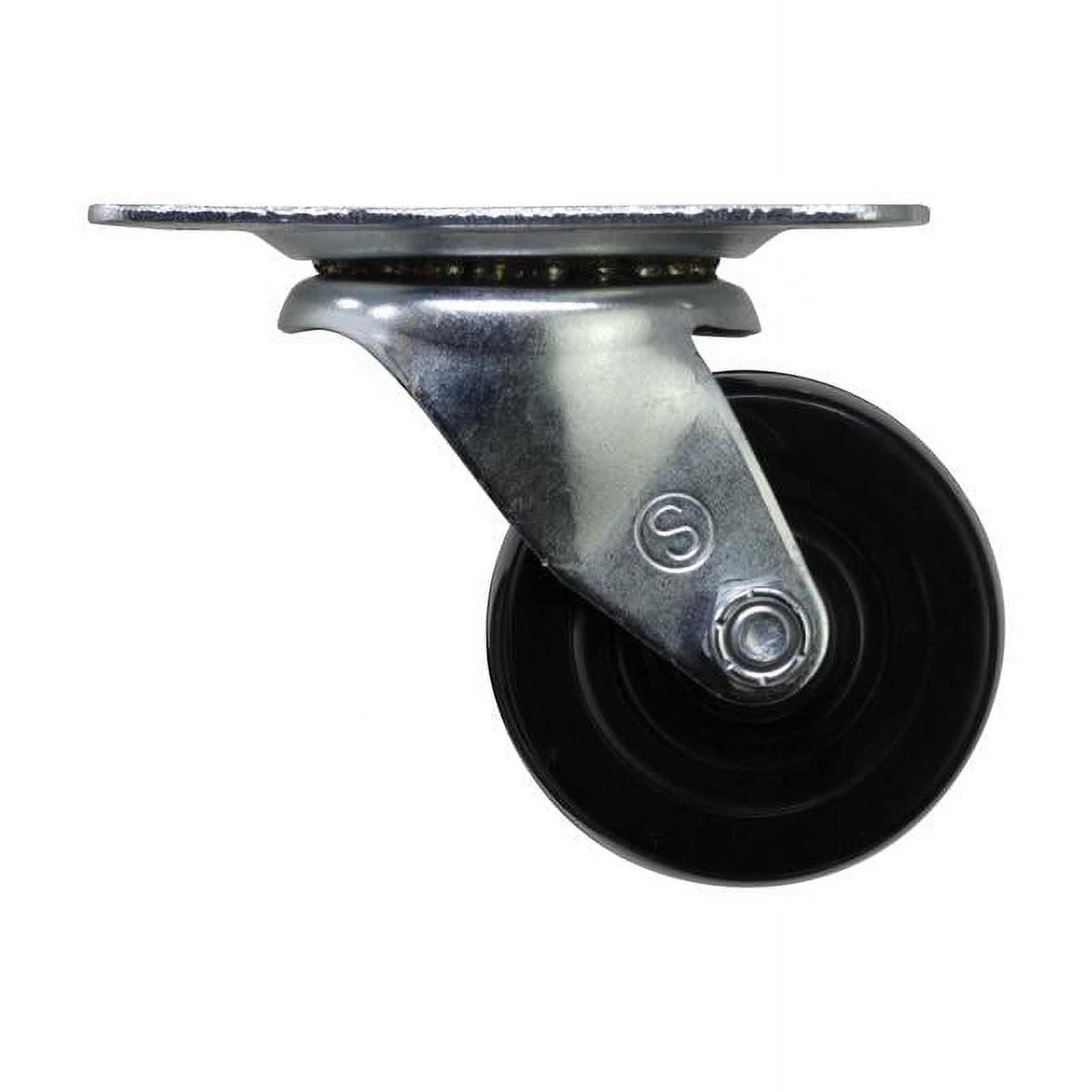 Shepherd Hardware 9477 2-Inch Soft Rubber Swivel Plate Caster, 90-lb ...