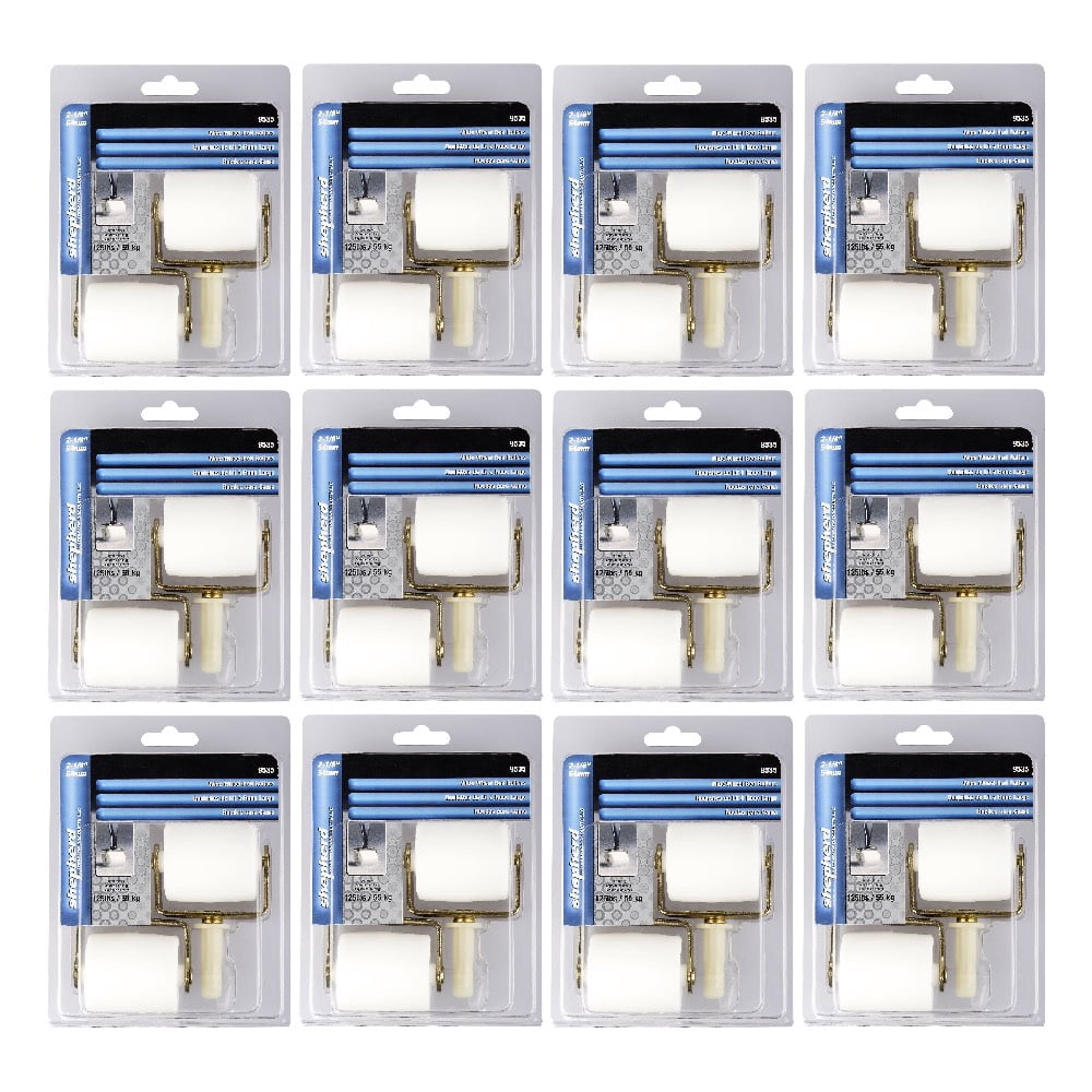 Shepherd Hardware 9535 White Bed Rollers Casters with Stem and Socket ...