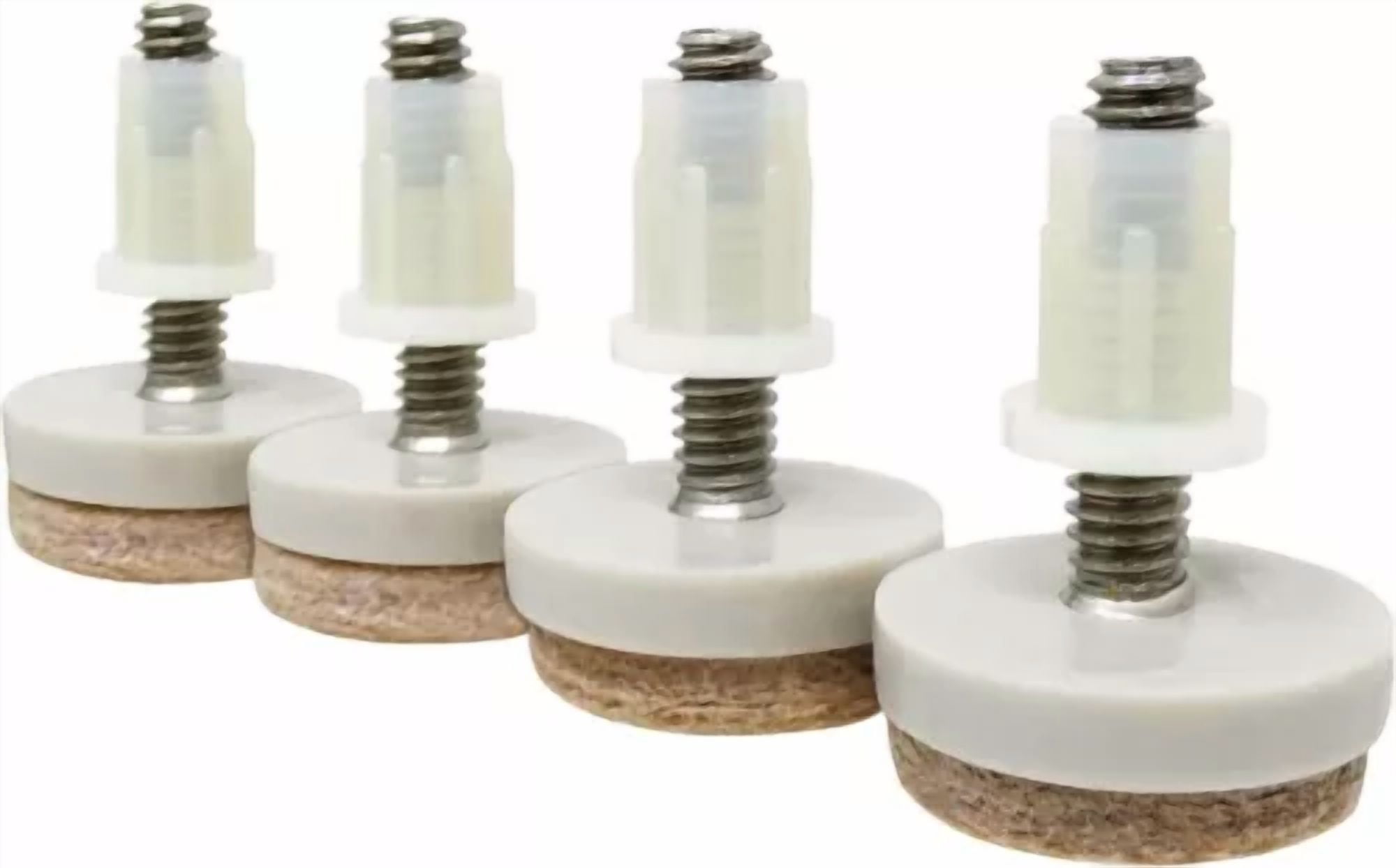 Shepherd Hardware 9908 1-Inch Felt Gard Threaded Stem Furniture Glides ...
