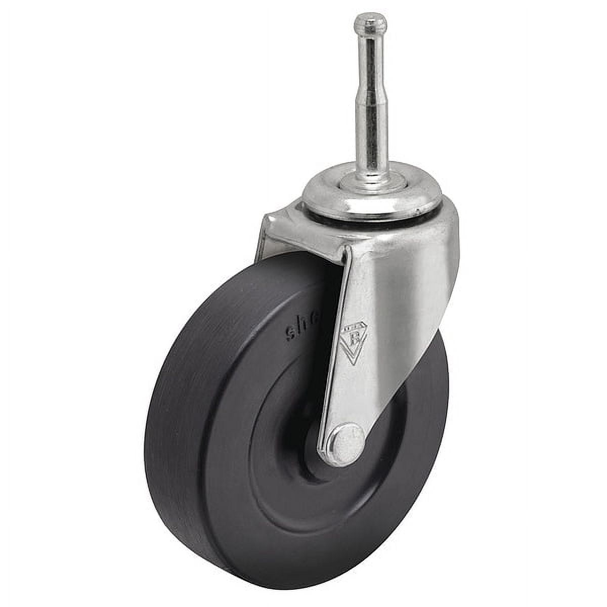 Shepherd Hardware Stem Caster,3"dia,Rubber,110lb PRE30302ZN-3R ...