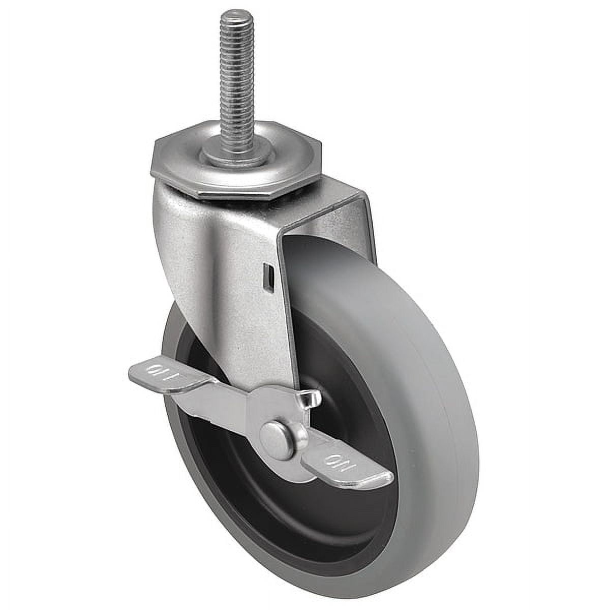 Shepherd Hardware Stem Caster,5"dia,Polyurethane,150lb PRE50748ZN-TPUB ...