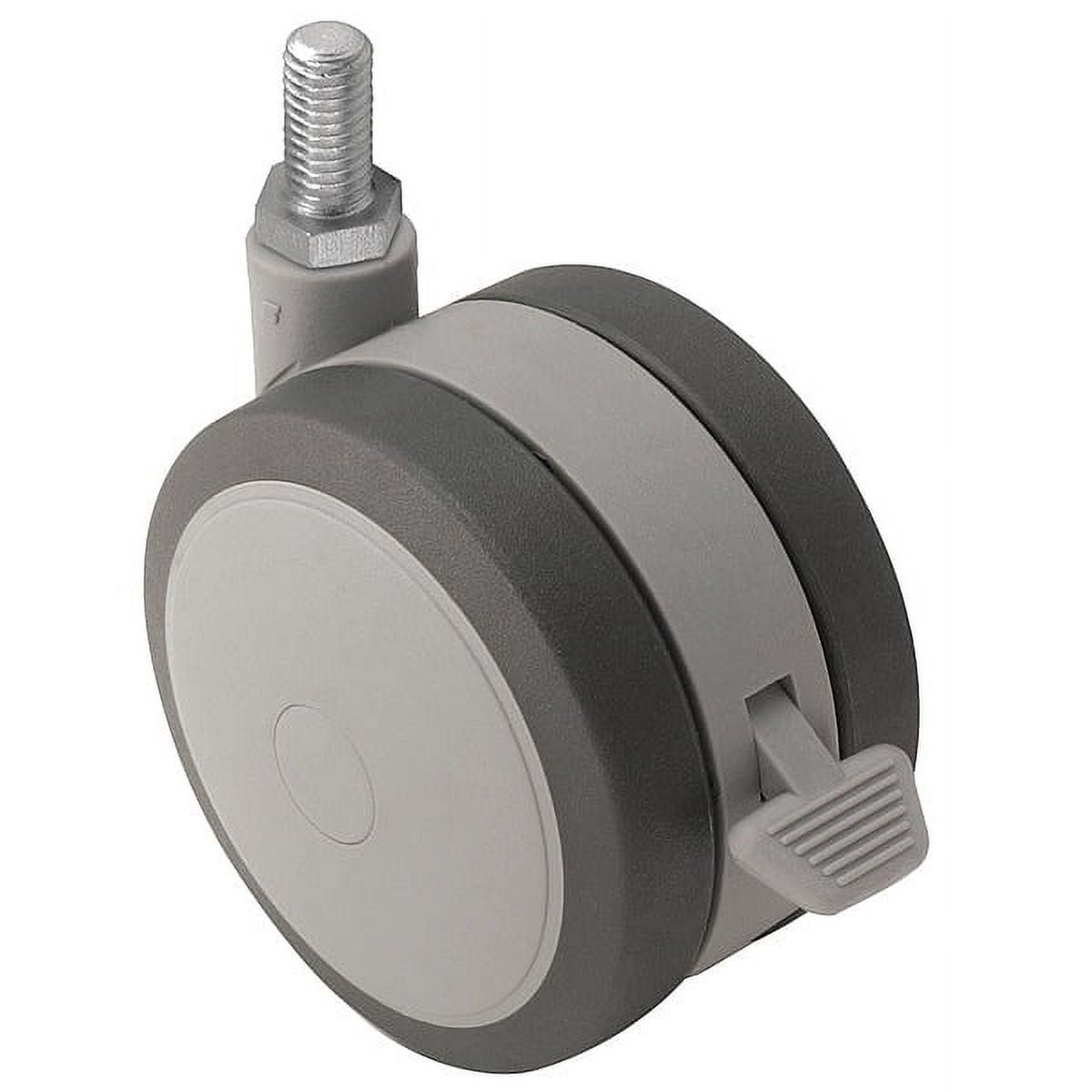 Shepherd Hardware Stem Caster,2 3/8"dia,100lb PSF60637GR-B - Walmart.com