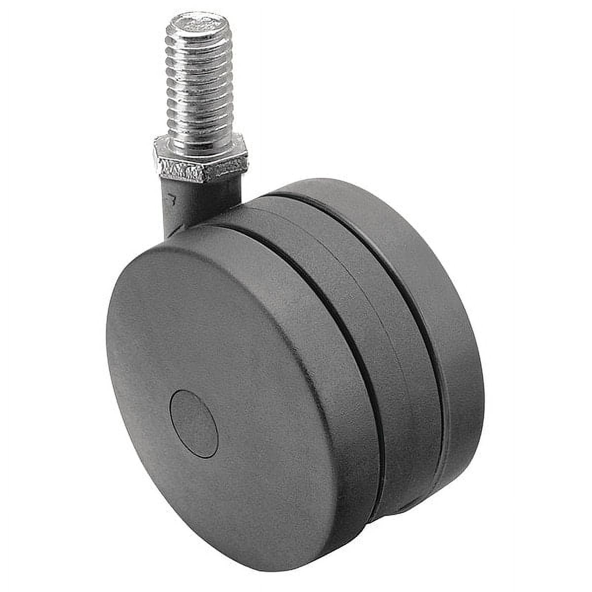 Shepherd Hardware Stem Caster,2"dia,Nylon,75lb PUT50637BK - Walmart.com
