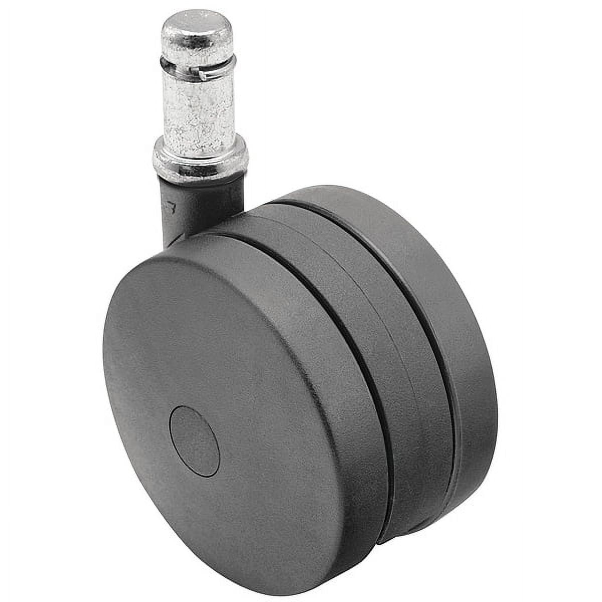 Shepherd Hardware Stem Caster,3"dia,Nylon,165lb PUT75223BK - Walmart.com