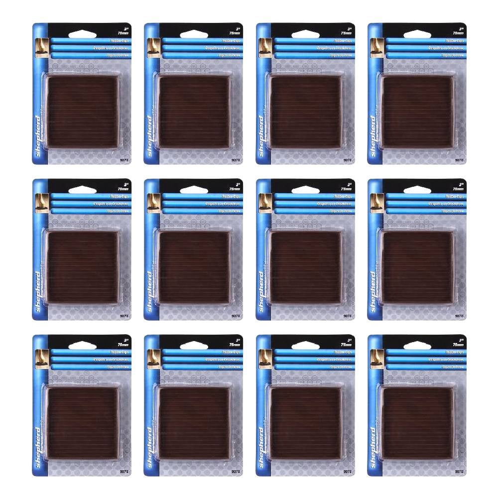 Shepherd Hardware Rubber Furniture Caster Cups 3 in Square 2 Count ...
