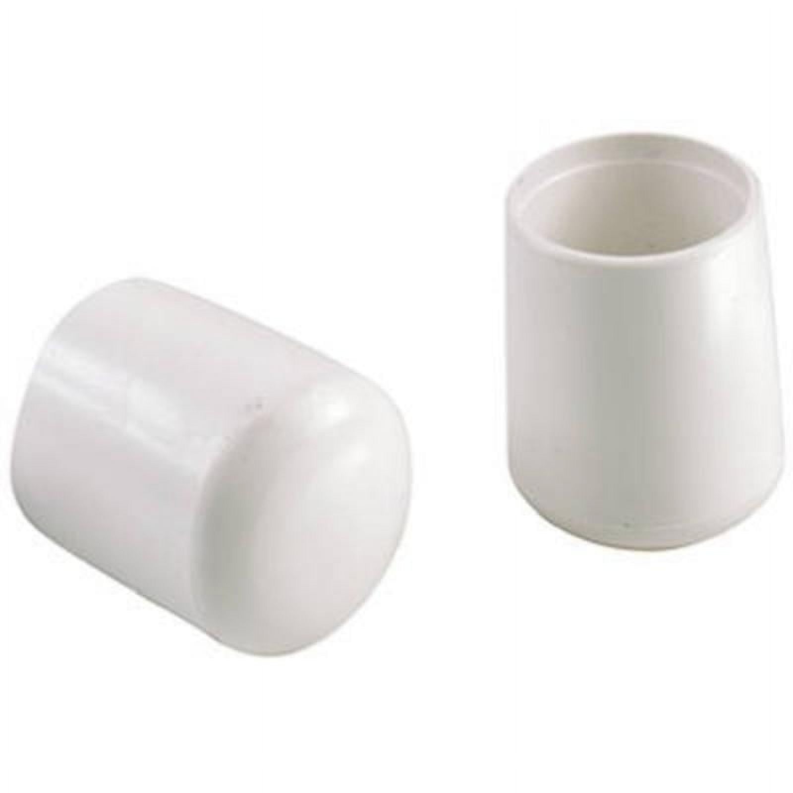 Shepherd Hdwe Prod 19202 4-Pack 7/8-Inch White Vinyl Leg Tips - Walmart.com