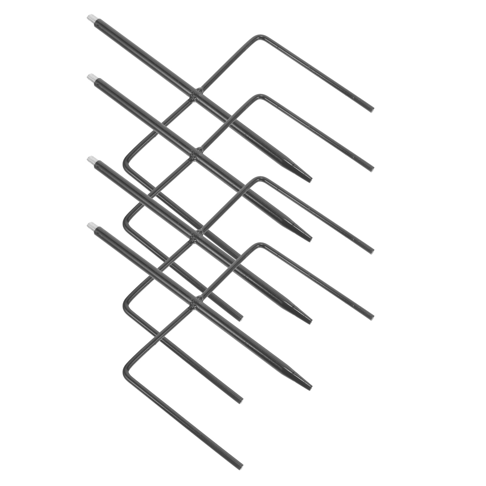 Shepherd Hook Ground Insert Outdoor Garden Stand Solar Lantern Reusable ...