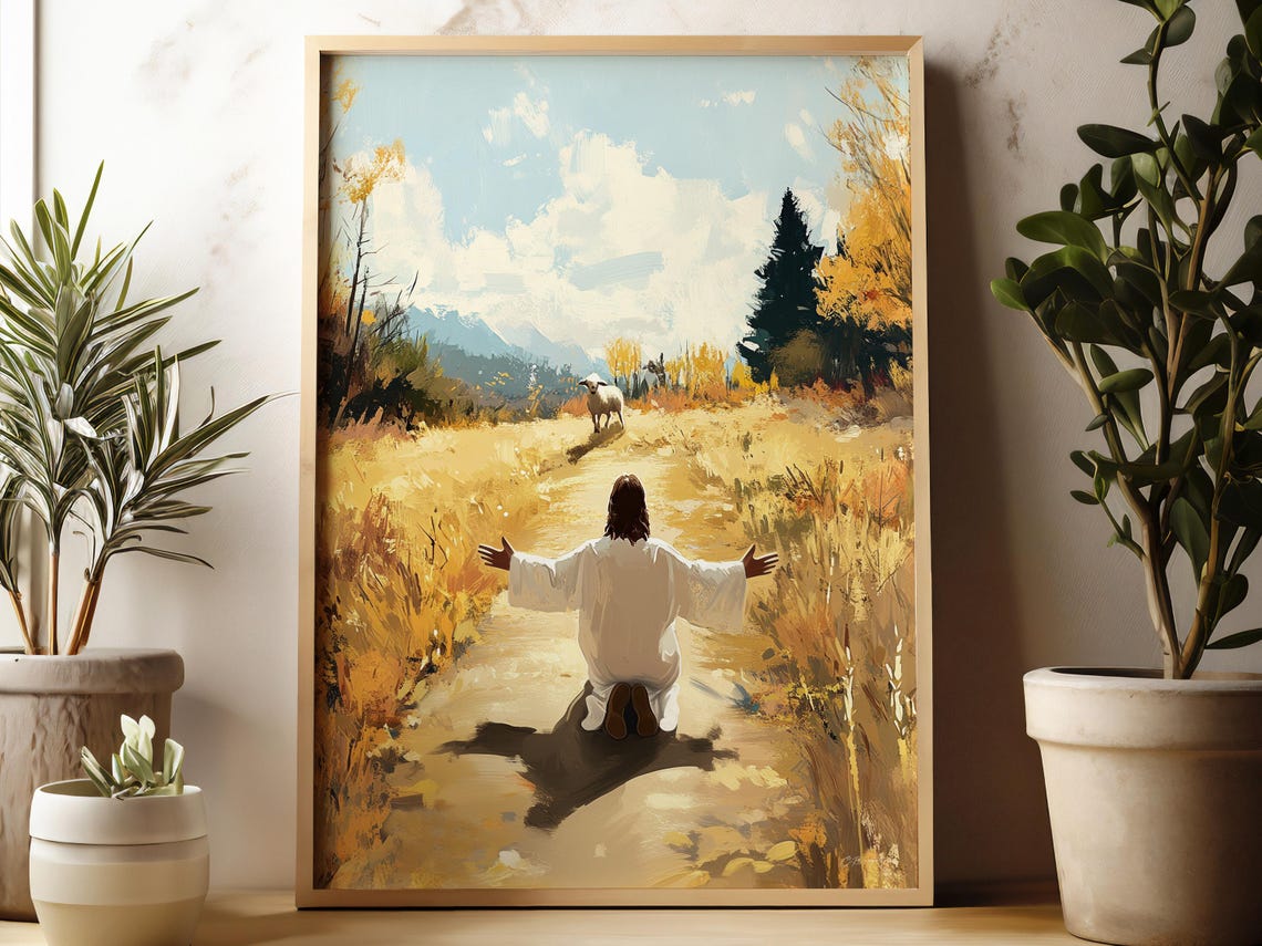 Shepherd'S Call Christian Art Bible Art Jesus Art Digital Download ...