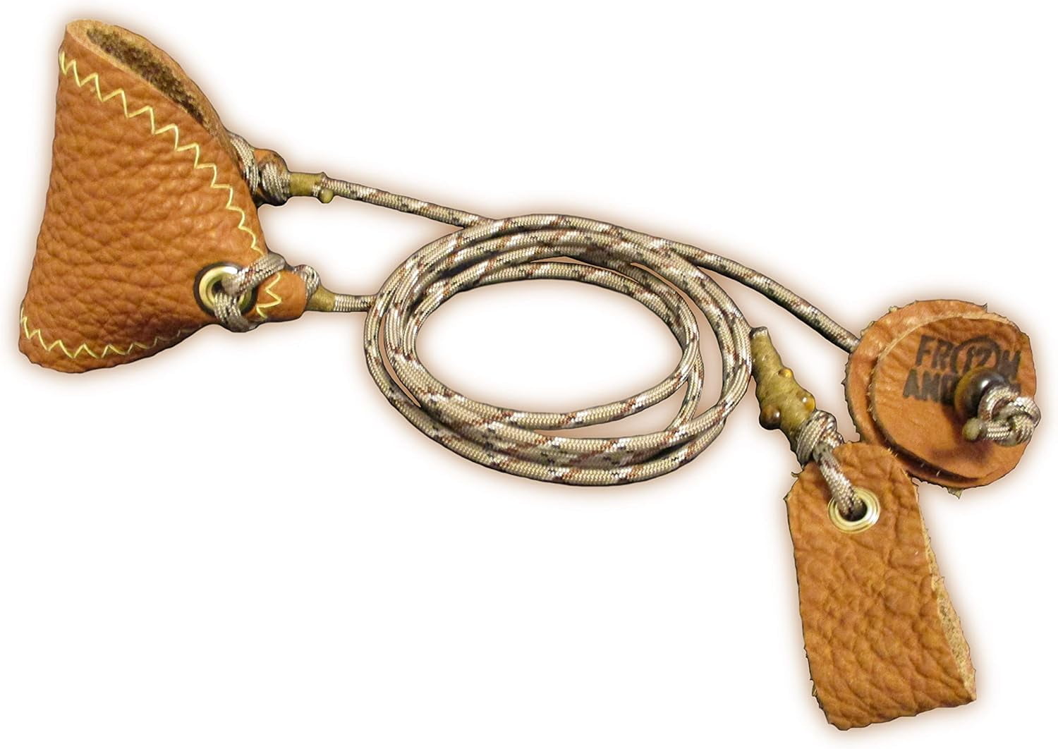 Shepherd Sling, Survival Gear Handmade w Kevlar Thread, Tiger-Eye ...