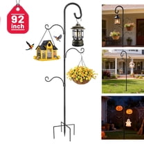 Fly Hawk Shepherds Hooks for Outdoor, 62 Inch Adjustable Garden Hanger ...