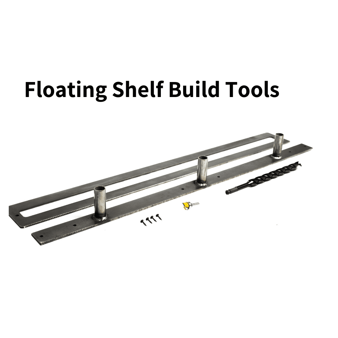 Sheppard Brackets 1 1/2" Floating Shelf Bracket and Build Kit - Walmart.com