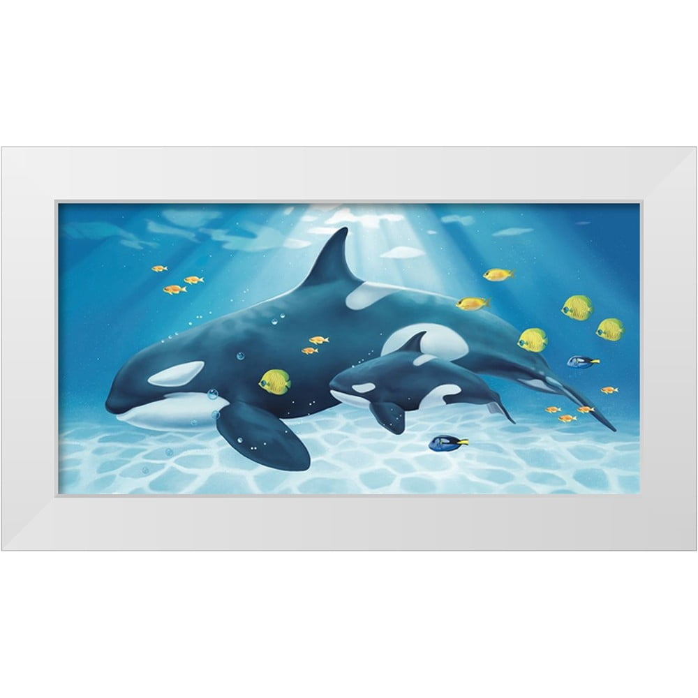 Sheppard, Lucca 24x14 White Modern Wood Framed Museum Art Print Titled ...