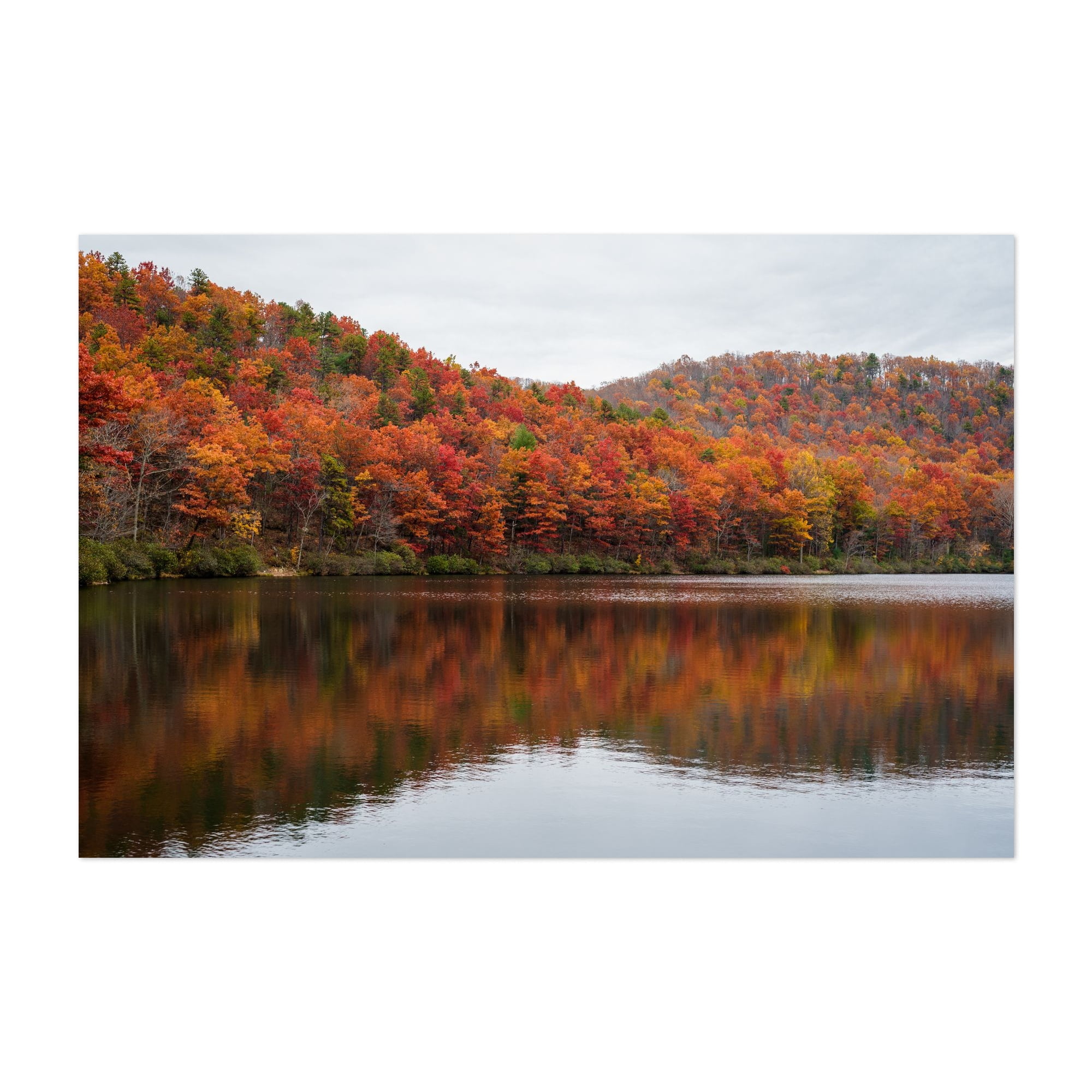 Sherando Lake Reflections - Virginia Photography Unframed Wall Art ...