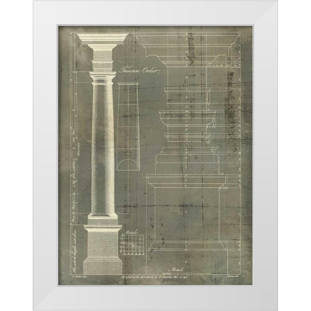 Sheraton, Thomas 12x14 White Modern Wood Framed Museum Art Print Titled ...