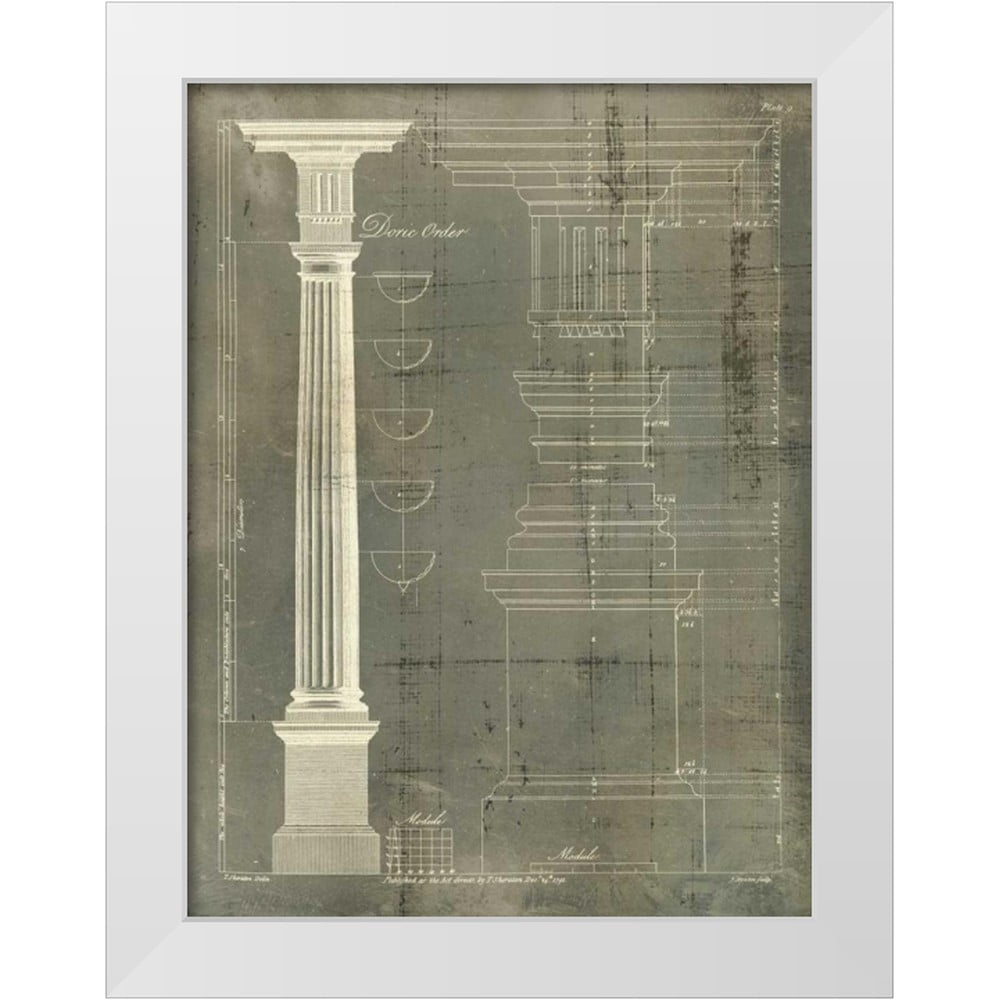 Sheraton, Thomas 15x18 White Modern Wood Framed Museum Art Print Titled ...