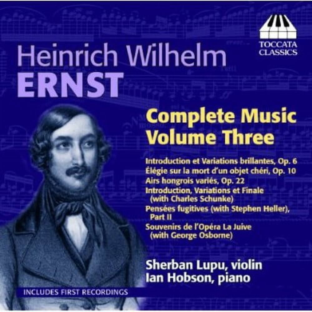 Sherban Lupu - Ernst Complete Music 3 - Music & Performance - CD ...