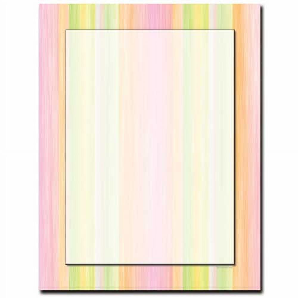 Sherbert Stripes Letterhead Laser & Inkjet Printer Paper, 25 Sheet Pack ...