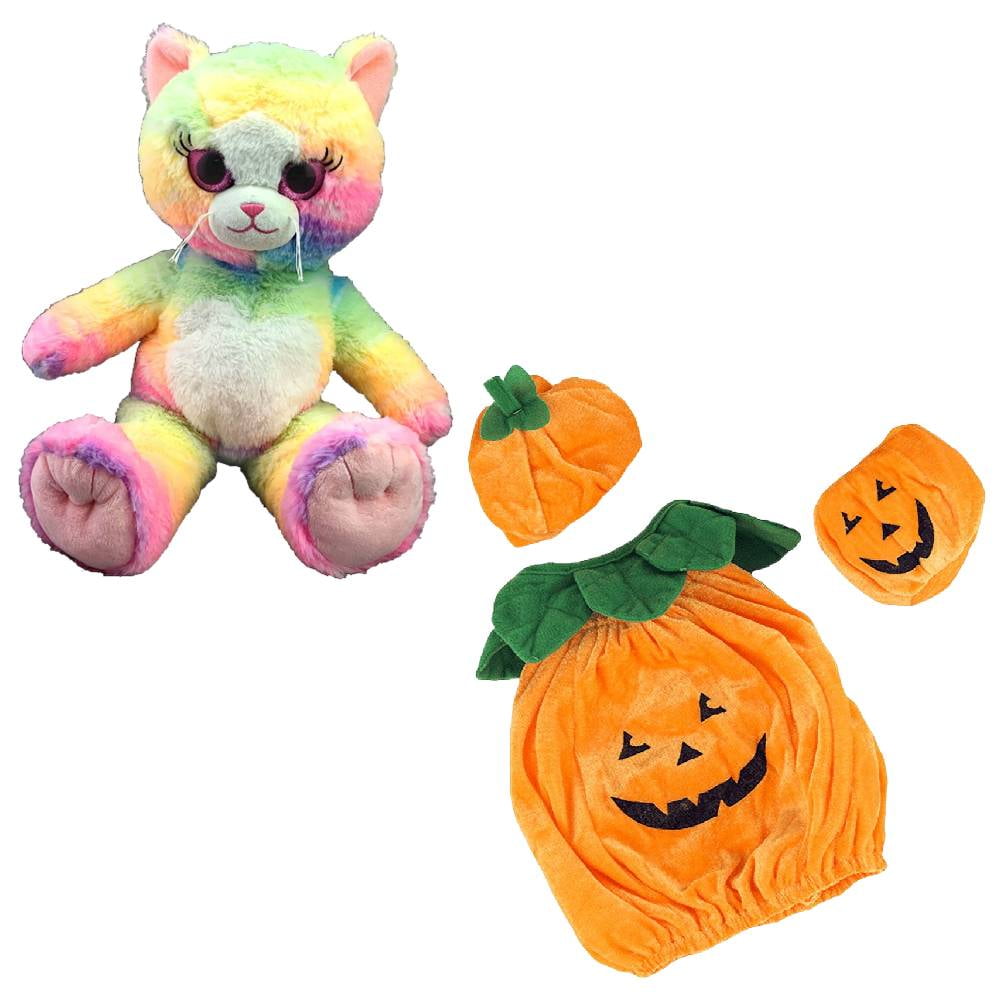 Sherbet Kitty 16-Inch Plush Toy - Halloween Stuffed Animal in Pumpkin ...