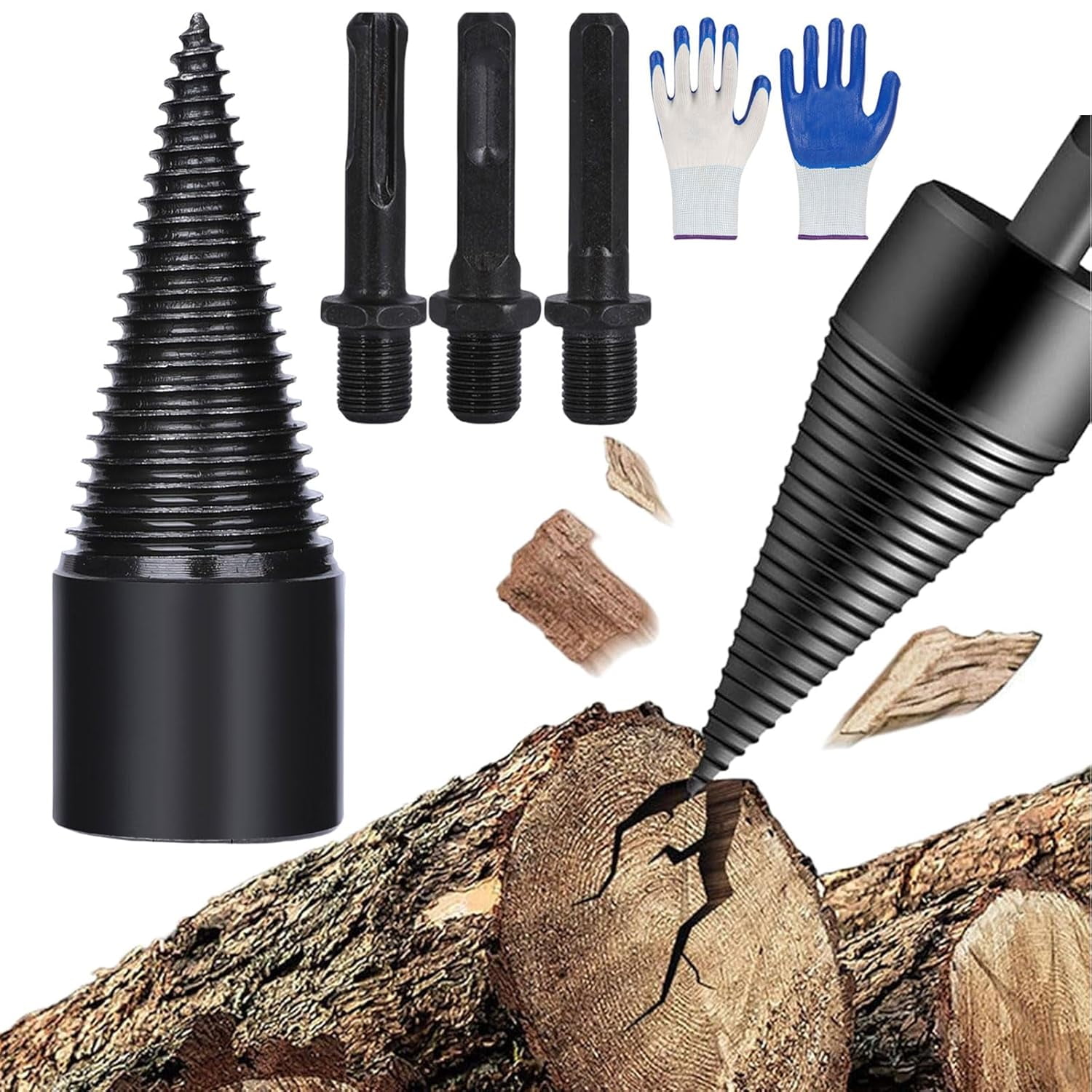 Sherem Easysplit Drill Bit, Easy Split Drill Bit Wood Splitter, Shirem ...