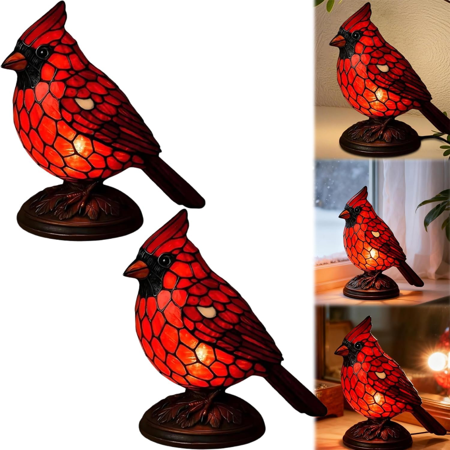 Sheremart Cardinal Lamp, Cardinal Bird Lamp, Fanyil Cardinal Lamps ...