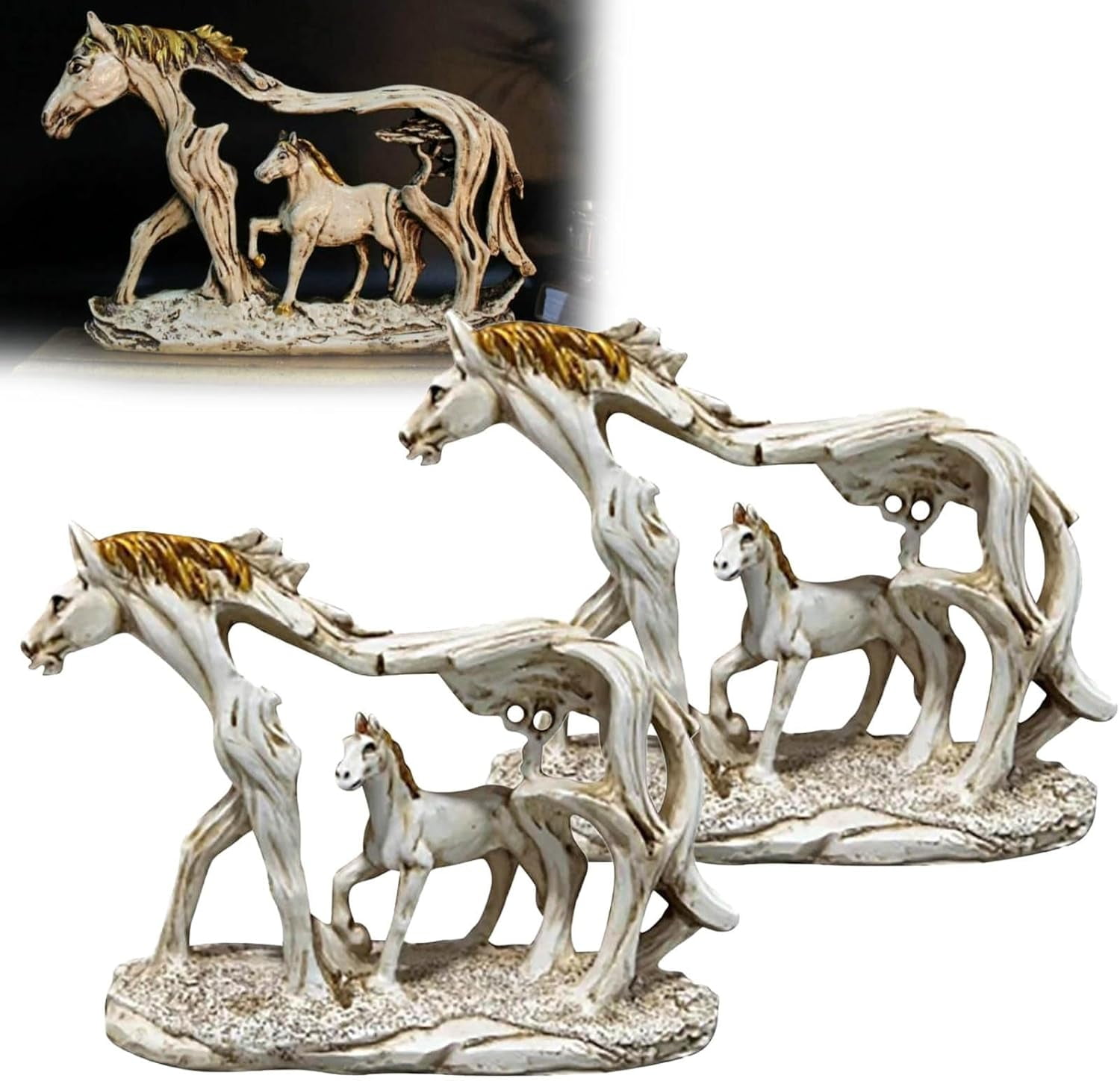 Sheremart Gallopressia, Sherum Gallopressia, Handmade Horse Statue with ...
