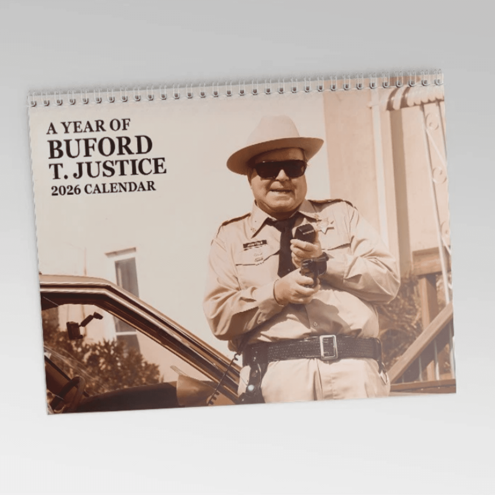 Sheriff Buford Inspired Wall Calendar 2026 - A High-Speed Chase Through ...