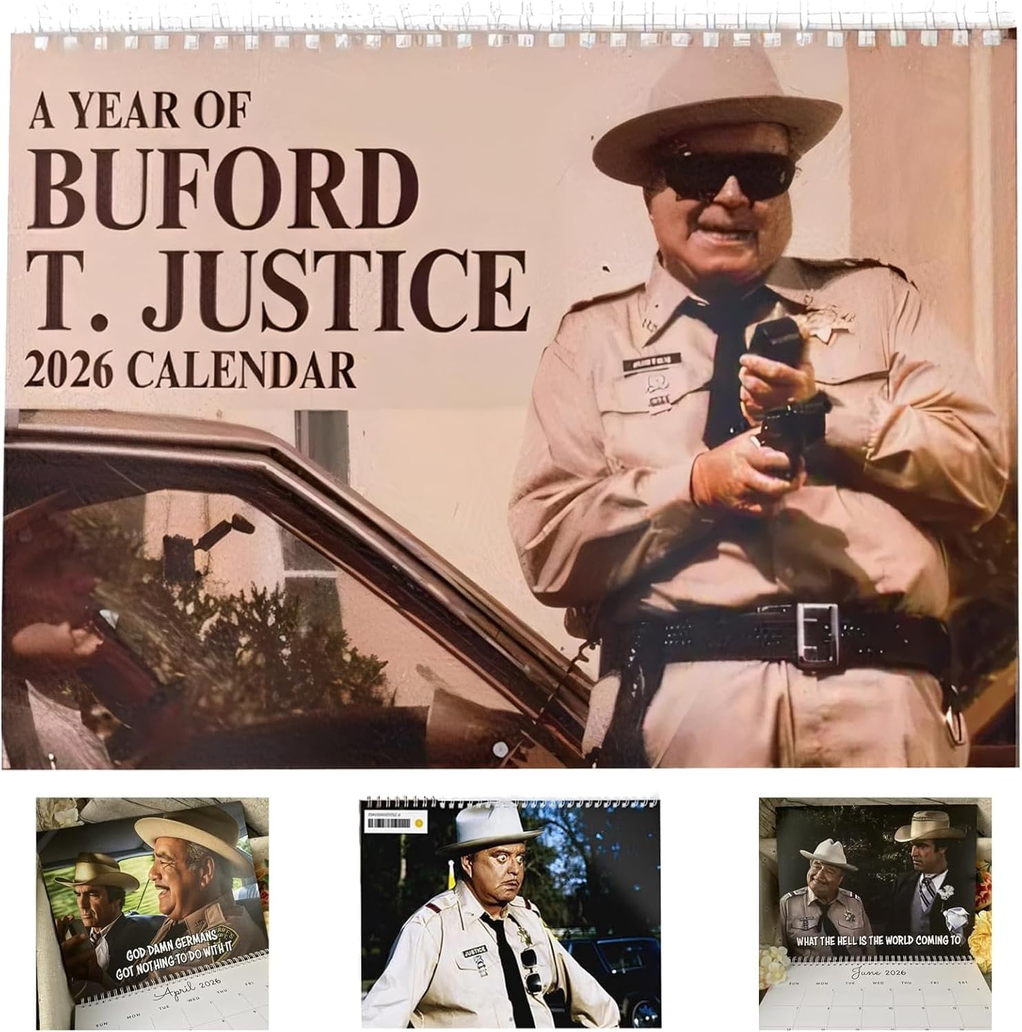 Sheriff Buford Inspired Wall Calendar 2026 - Smokeyy and the Badiit ...