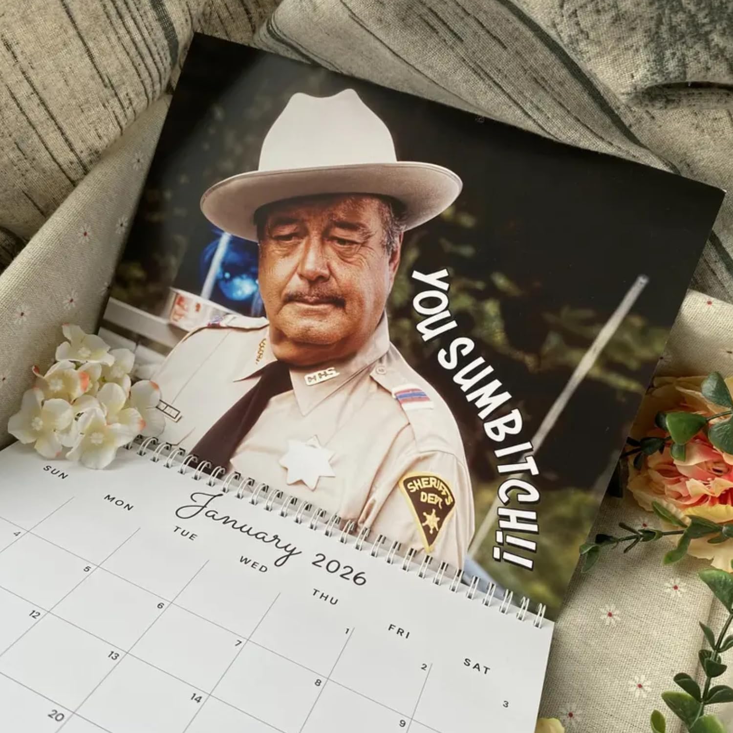 Sheriff Buford Inspired Wall Calendar 2026 - Smokeyy and the Badiit ...