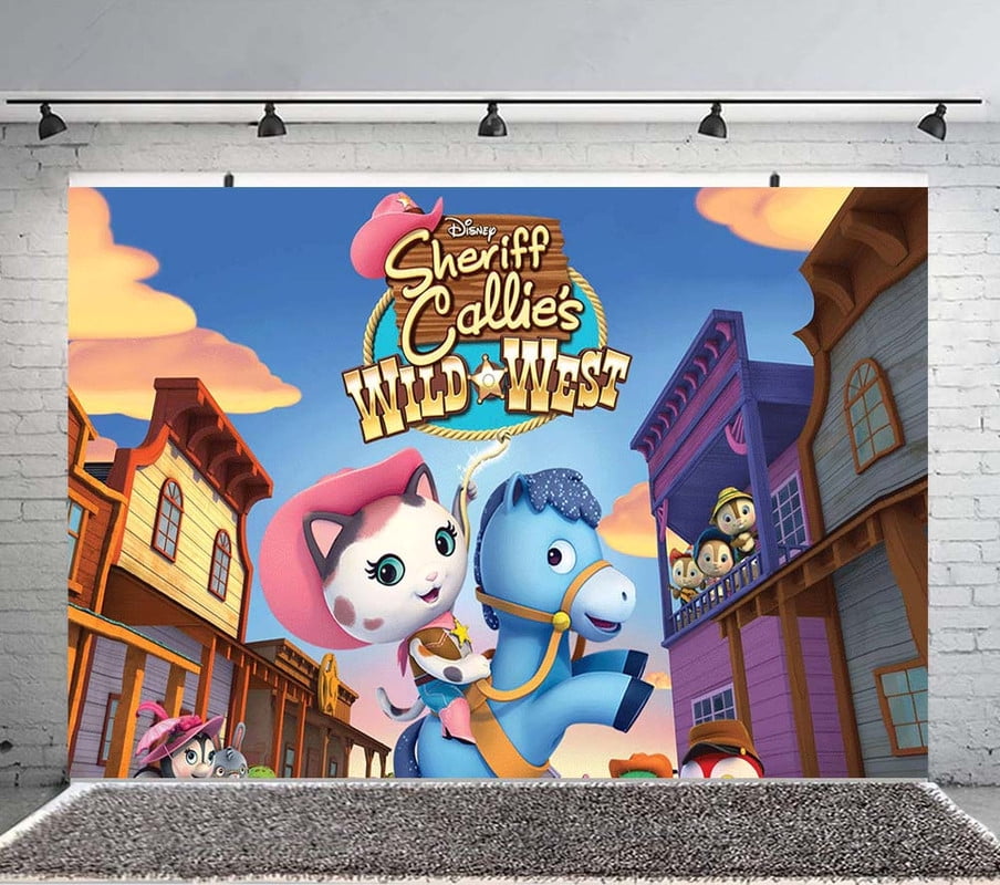 Sheriff Callie Wild West Backdrop Banner Party Supplies Poster Movie ...