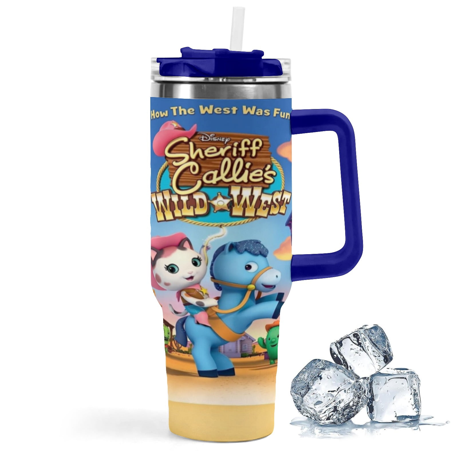 Sheriff Callie Wild West Large capacity car cup has an iconic print, is ...