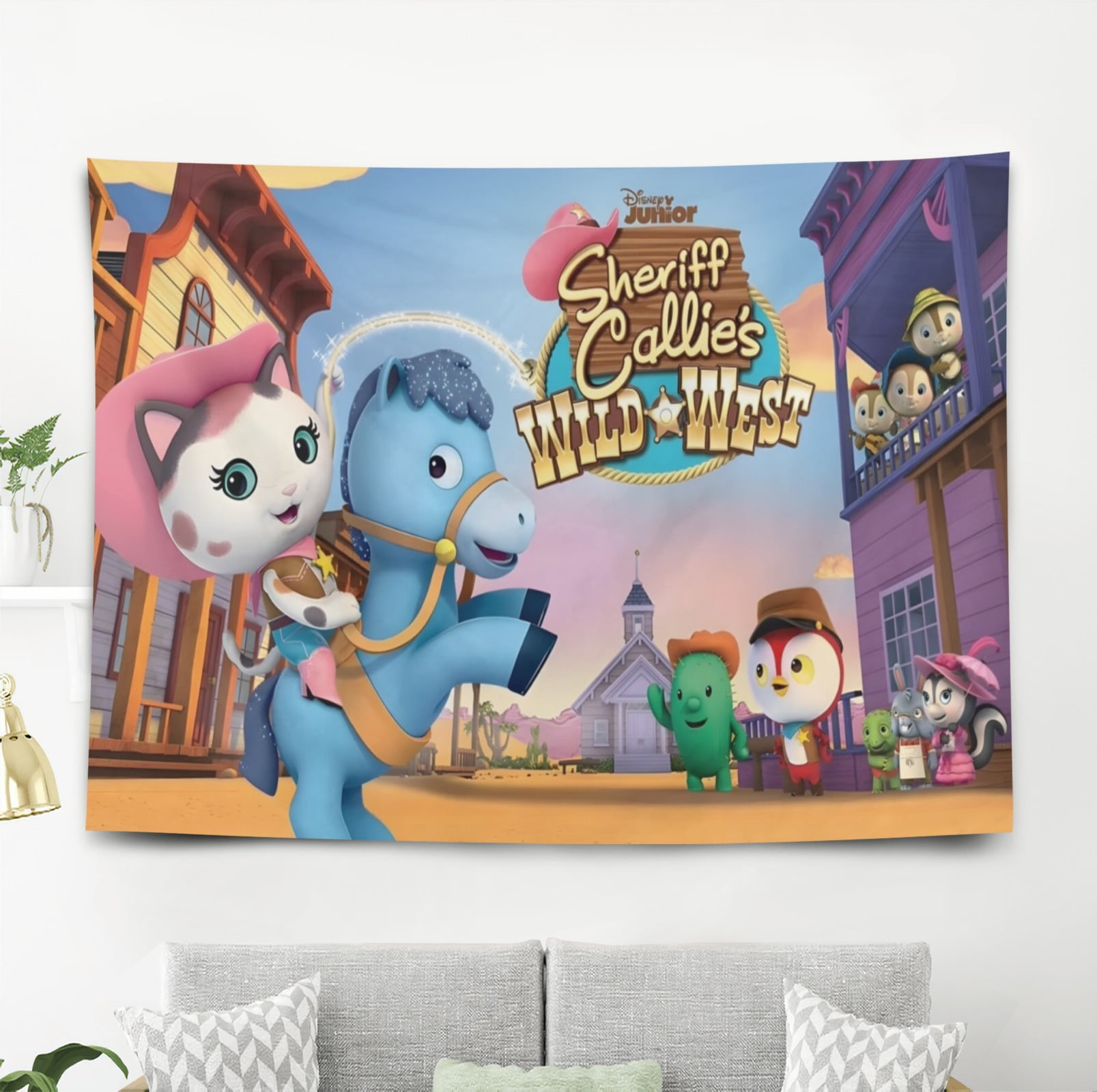 Sheriff Callie's Wild West Tapestry Poster Wall Hanging Art Decor for ...