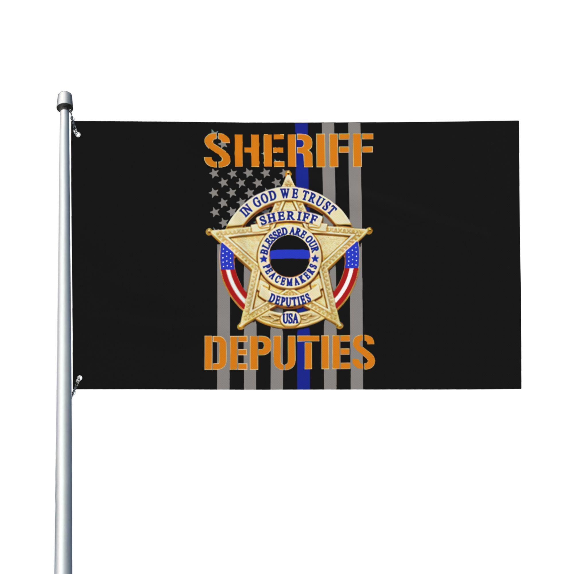 Sheriff Deputies Thin Blue Line Flag Outdoor Decorative Flag Garden ...