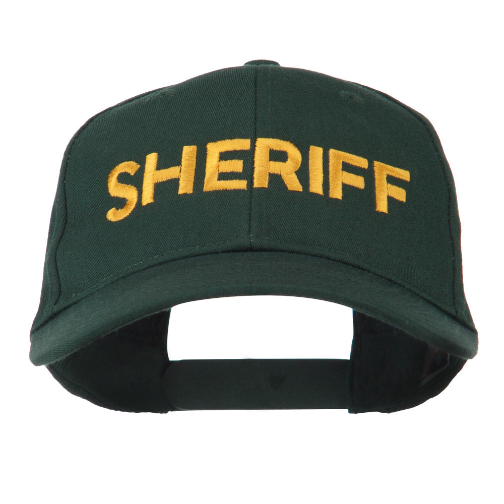 Sheriff Embroidered Low Profile Cap - Dark Green OSFM - Walmart.com