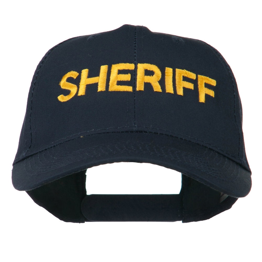 Sheriff Embroidered Low Profile Cap - Navy OSFM - Walmart.com