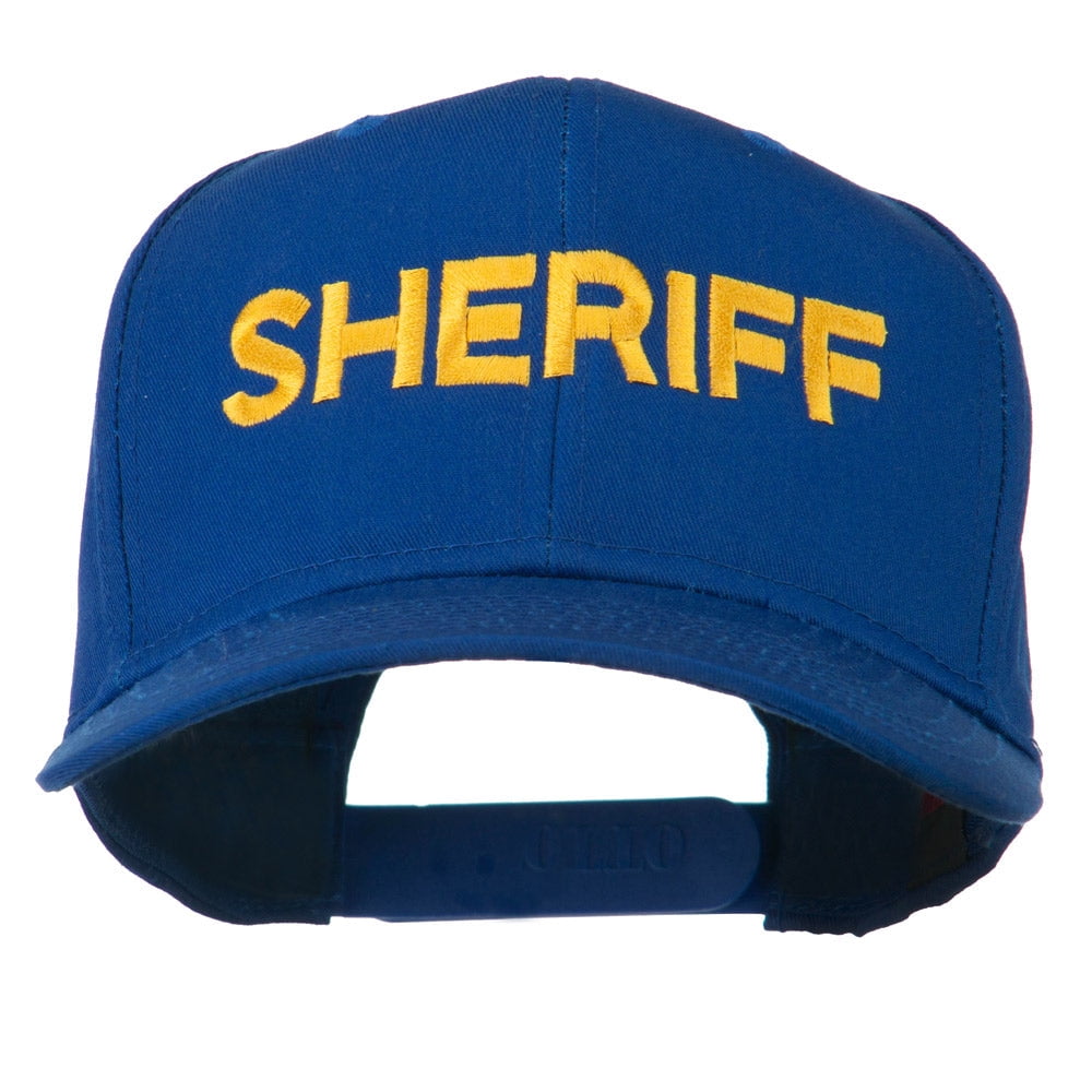 Sheriff Letter Embroidered High Profile Cap - Royal OSFM - Walmart.com