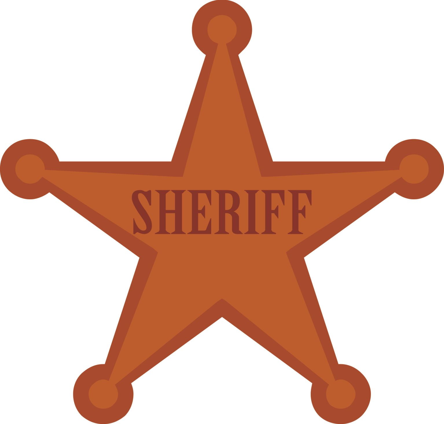 The Sheriff Logo Cartoon Color Characters Decors Wall Sticker Art ...