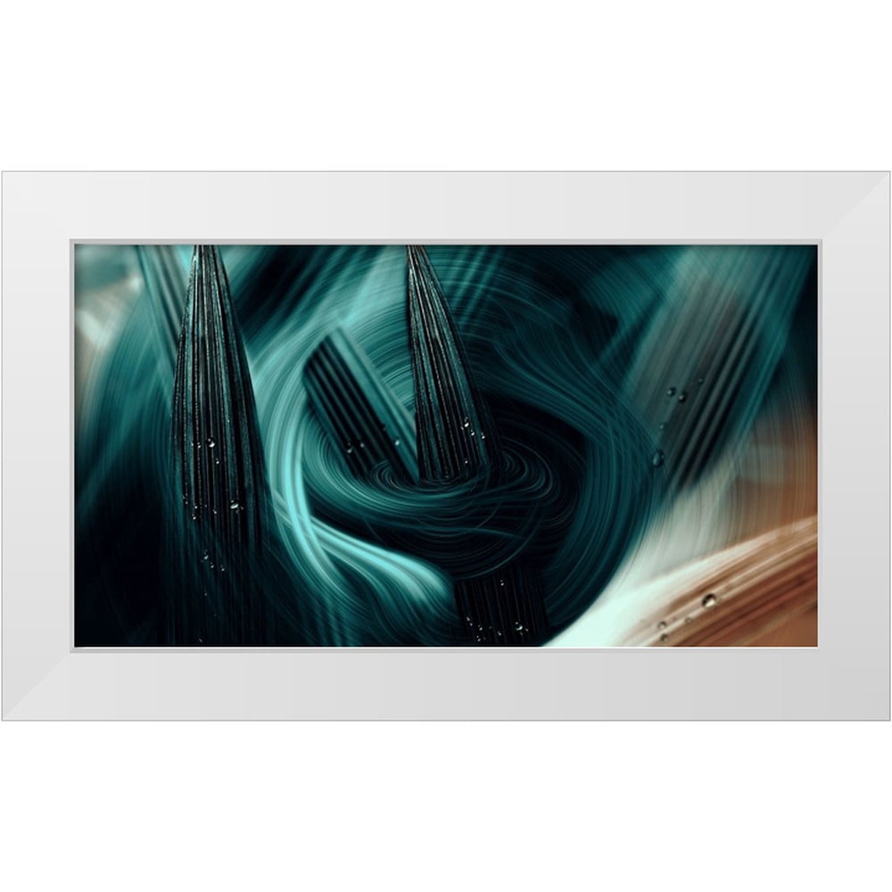 Sherin.Abdou 24x15 White Modern Wood Framed Museum Art Print Titled ...