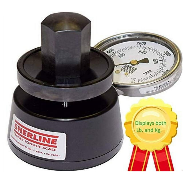 Sherline Hydraulic Tongue Weight Scale (5781) DISPLAYS Both 0-5000lb ...