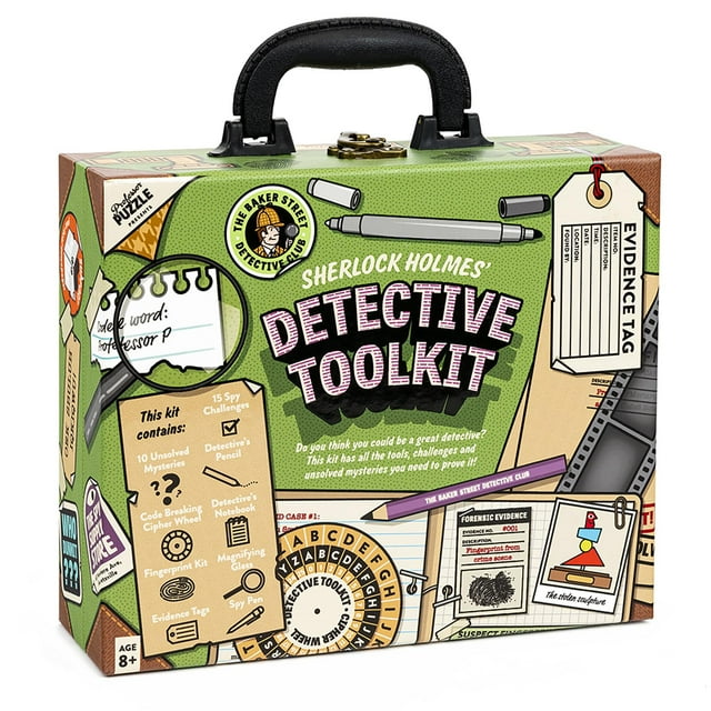 Sherlock Holmes Detective Toolkit: Cracking Mysteries Case - Walmart.com