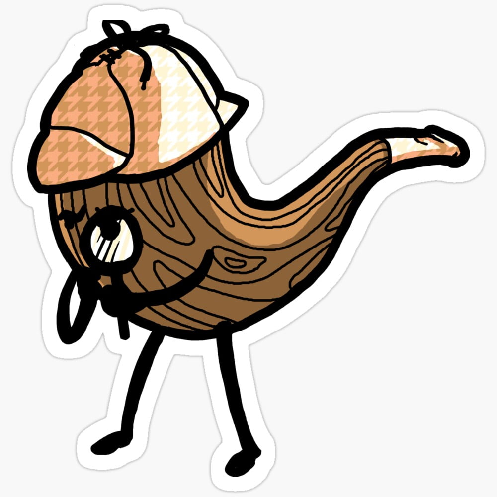 Sherlock Sticker Phone Decal Water Bottle Stickers Car Decals, Laptop ...