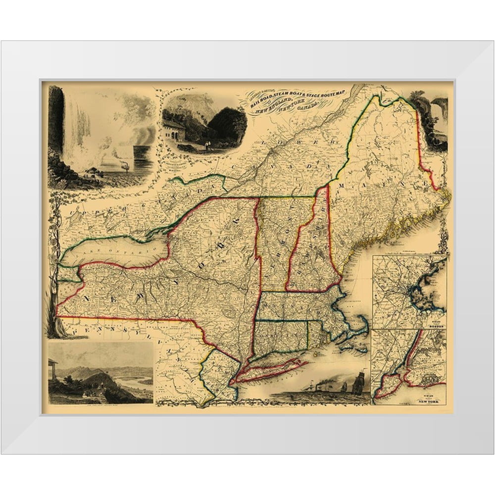 Sherman 18x15 White Modern Wood Framed Museum Art Print Titled ...