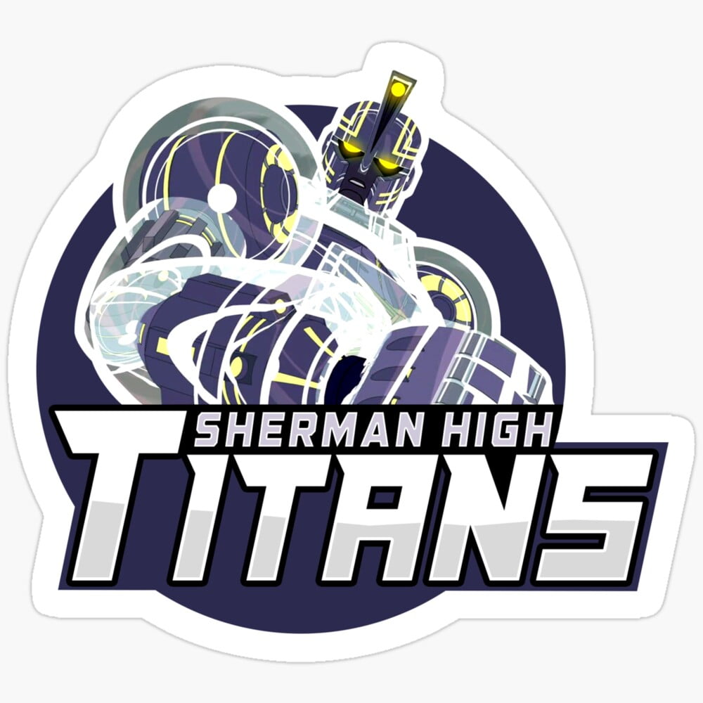 Sherman High Titans Sticker Baseball Sticker, Football Sticker ...