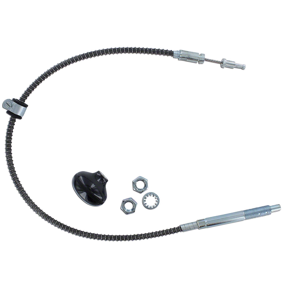Sherman Transmission Shift Cable w/ Knob Fits Ford 2N 8N 9N Massey TE20 ...