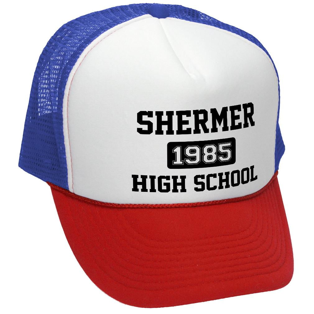 Shermer High School Trucker Hat - Mesh Cap (RWB, OSFA) - Walmart.com