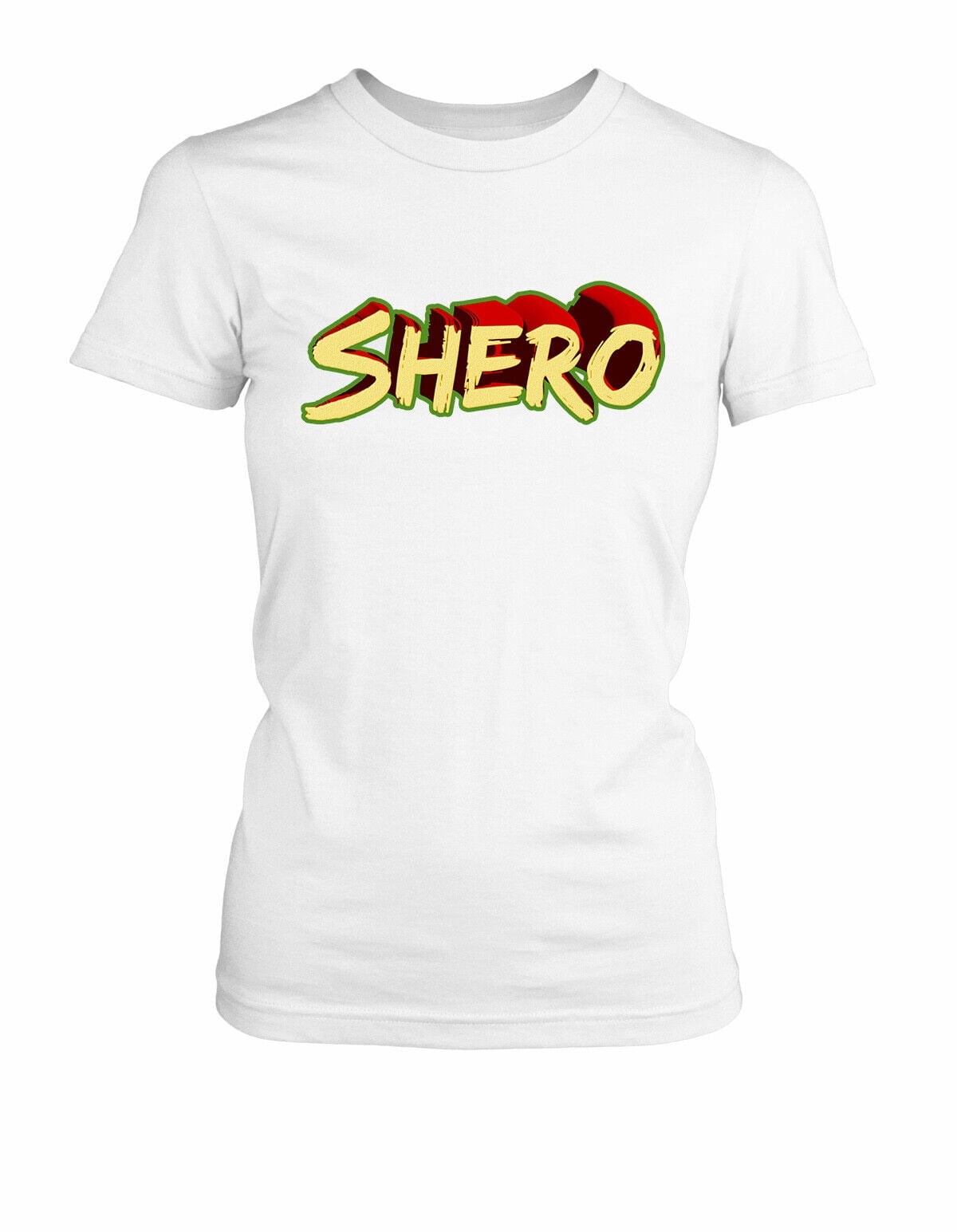Shero Super Hero Believe in Yourself Tee Shirt Ladies - Walmart.com