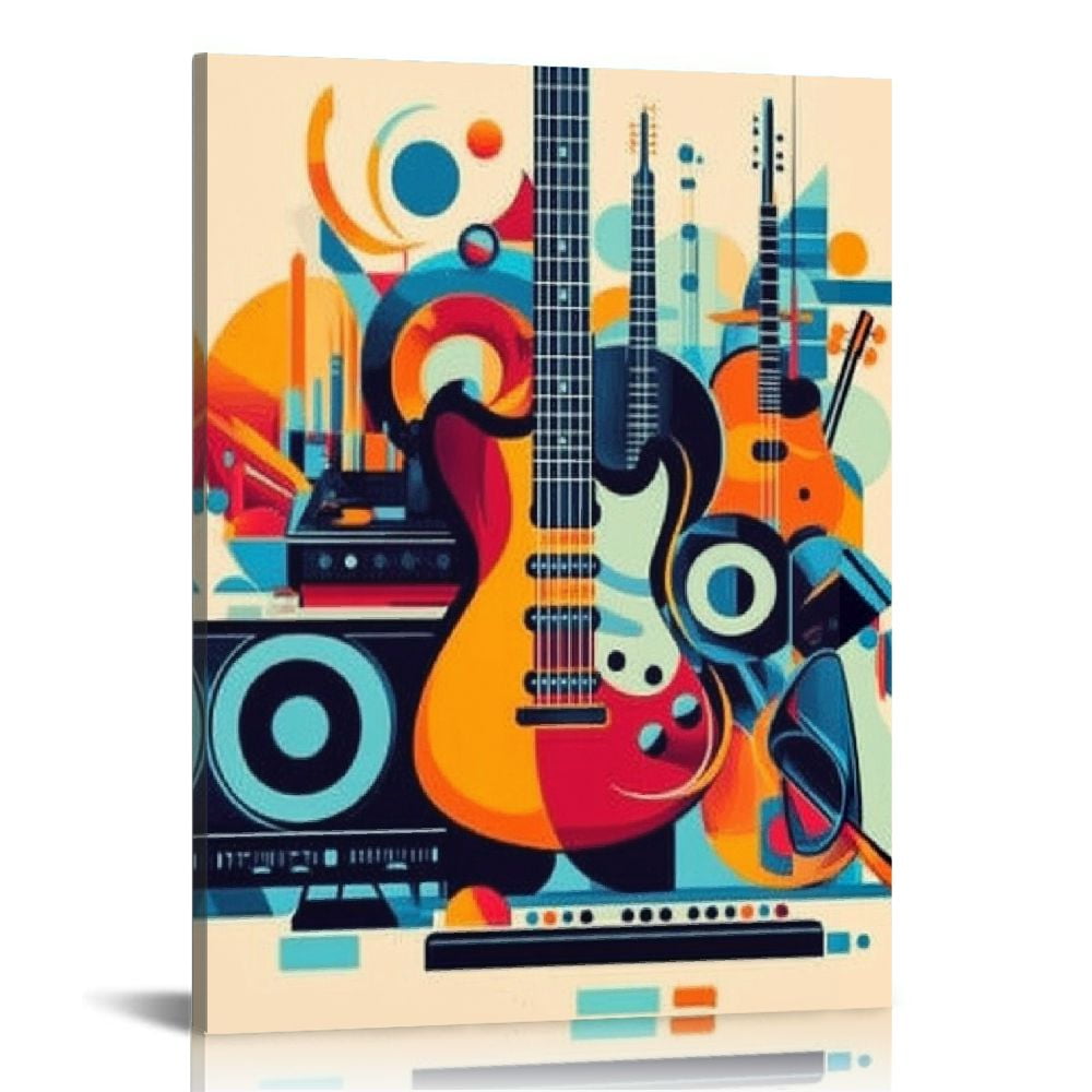 SheronV Musical Instruments Fine Art Aesthetic Poster & Print Wall ...